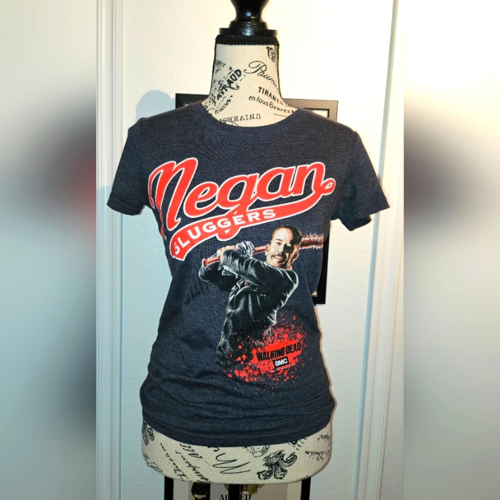 Rare The Walking Dead Negan & Lucille T Shirt Medium - Gem